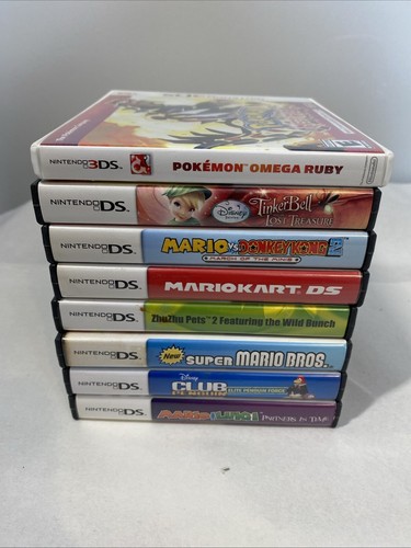 Nintendo DS Case Lot (NO GAMES) Lot of 8 Empty Box Boxes Cases & Paperwork Read | eBay