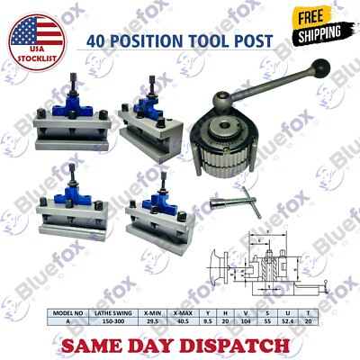 Quick Change - 40 Position Tool Post