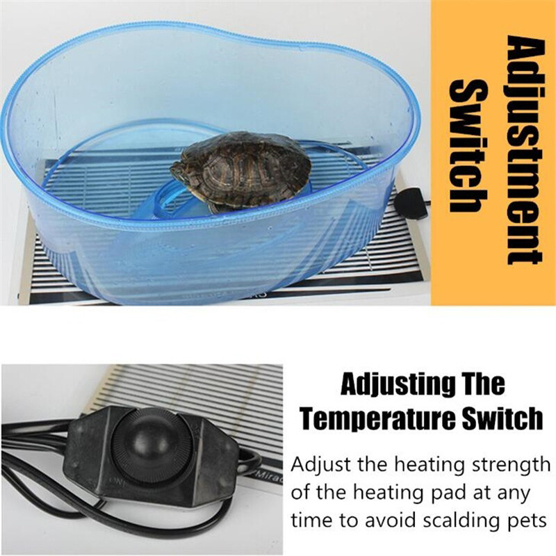 Pet Reptile Heater Under Tank Heating Pad Aquarium Warming Heat Lizard ...