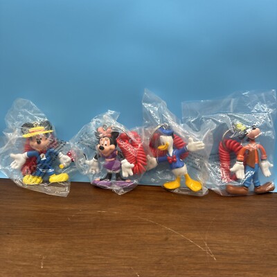 Mickey Mouse And Friends Rubber Keychains Lot Of 4 | eBay
