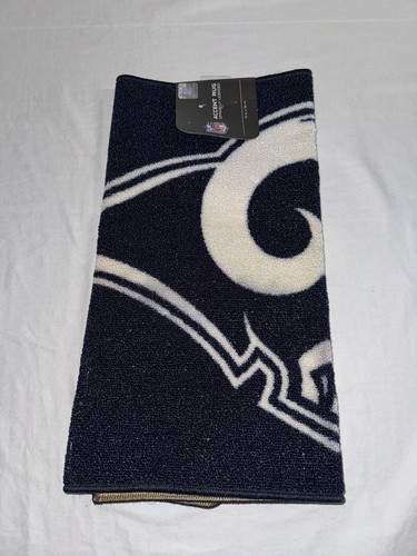NFL Embossed Doormat Mat Rug 19”x 30" Skid Resistant LA RAMS | eBay
