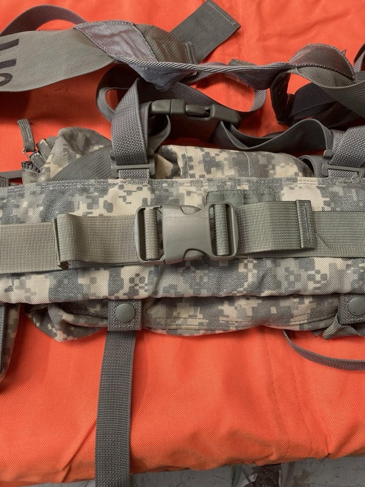 US Army ACU FLC Vest SAW Gunner Kit w/ Pouches MOLLE – Issued Iraq War ...