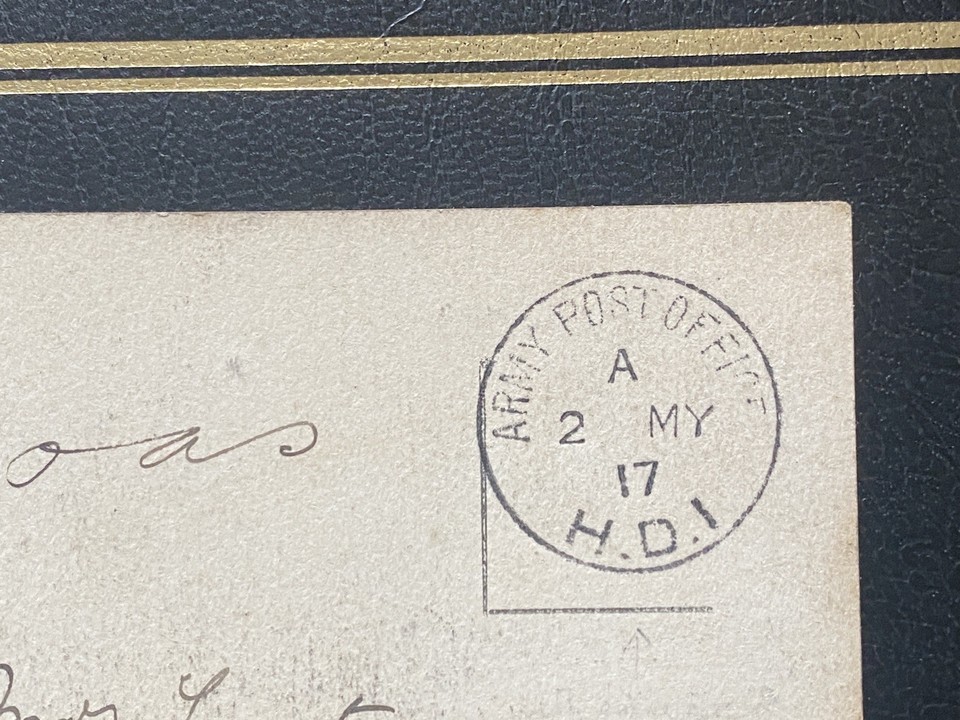 May 1917 Malta O.A.S Postcard (Dghaisa) to UK w/ Army Post Office "A" H ...