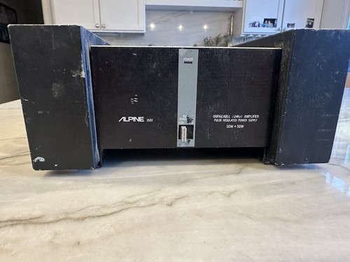 Vintage Old School 1980s Alpine 3506 Car Amplifier 2 Channel **UNTESTED ...