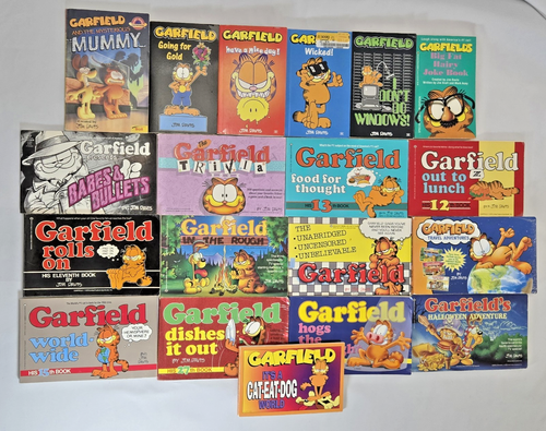 Garfield Book Lot of 19 - AcceptableSee Photos | eBay
