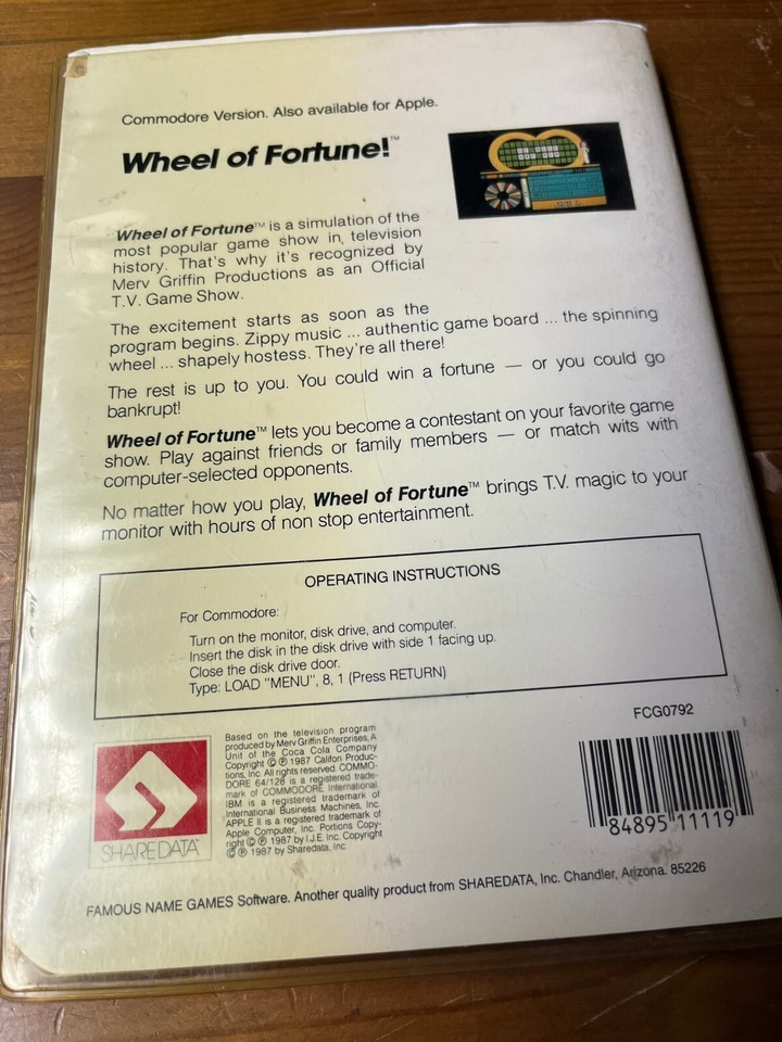 All Three Games! Wheel of Fortune, Jeopardy, Family Feud - Commodore 64 ...