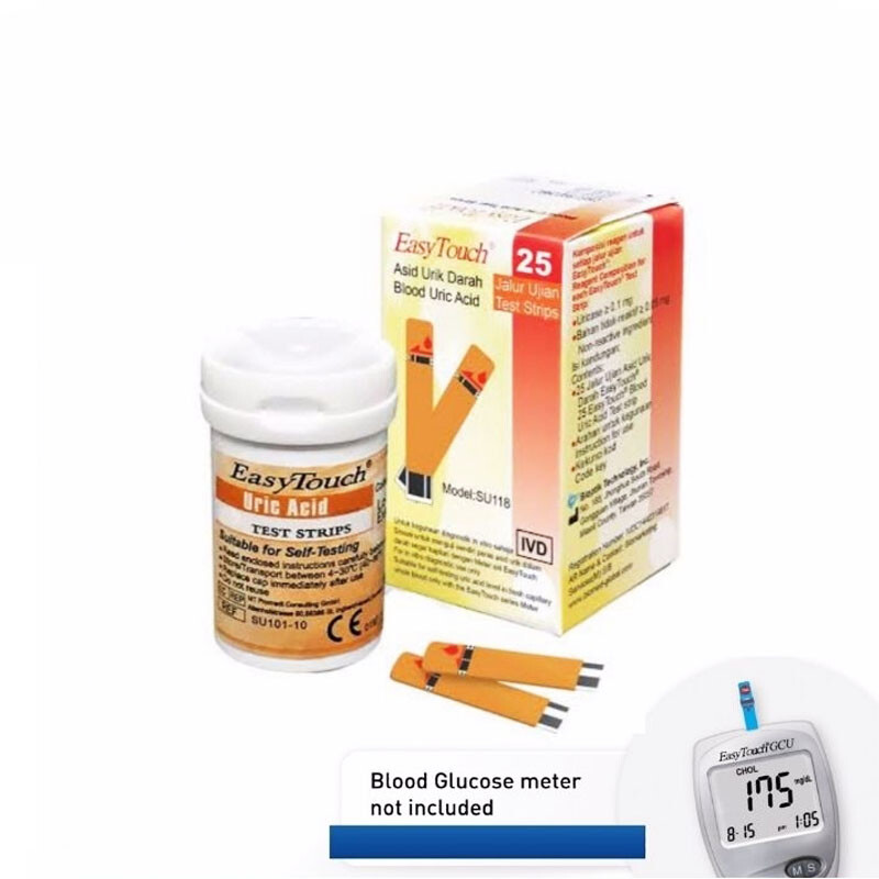 Easy Touch Test Strips for Glucose, Cholesterol, Uric Acid, Hemoglobin ...