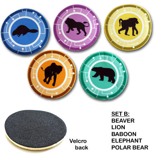 WILD KRATTS CREATURE POWER DISKS - SET OF FIVE 4" DISCS FOR SUITS -B | eBay