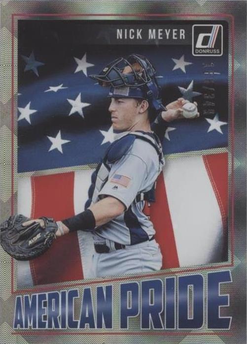 2018 Panini Donruss - American Pride Nick Meyer #AP5 Silver /349 (RC ...