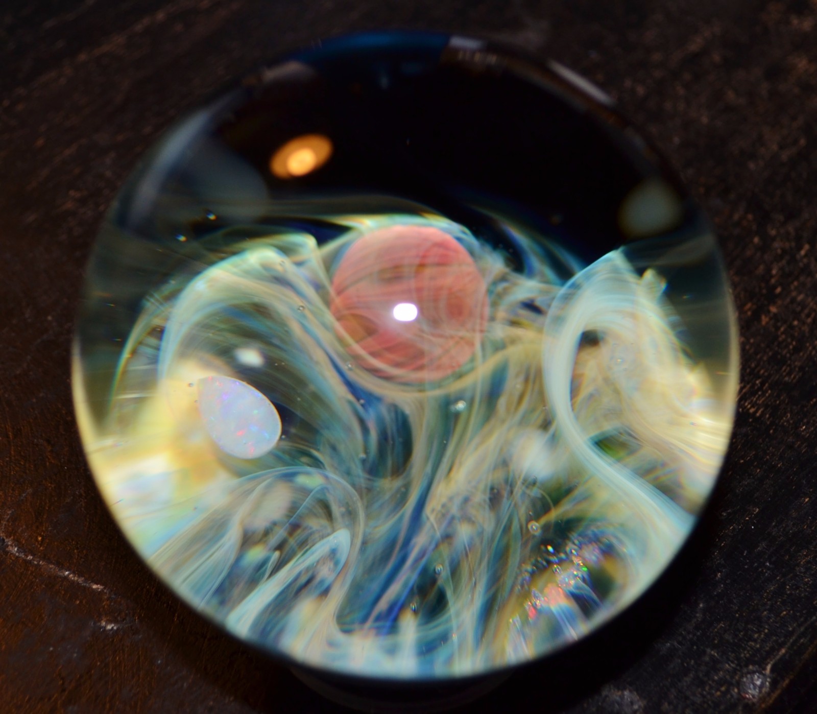Gateson Recko 3" Inch Universe Marble Borosilicate Glass Art Boro ...