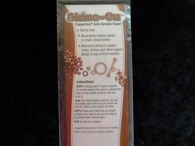ANTI-TARNISH PAPER COPPERTEX SHINE ON 7X2 INCHES 10 PER PACK | eBay