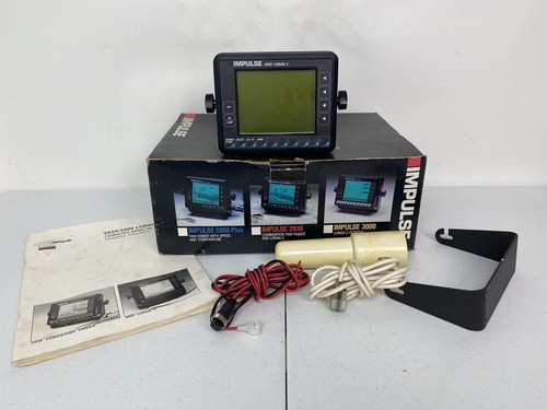 Impulse - 3000 Loran C - Fish Finder w/ Cables, Bracket, Box & Manual ...