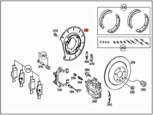 Genuine Mercedes V251 W164 X164 Clase GL X164 blindaje 1644230120 | eBay