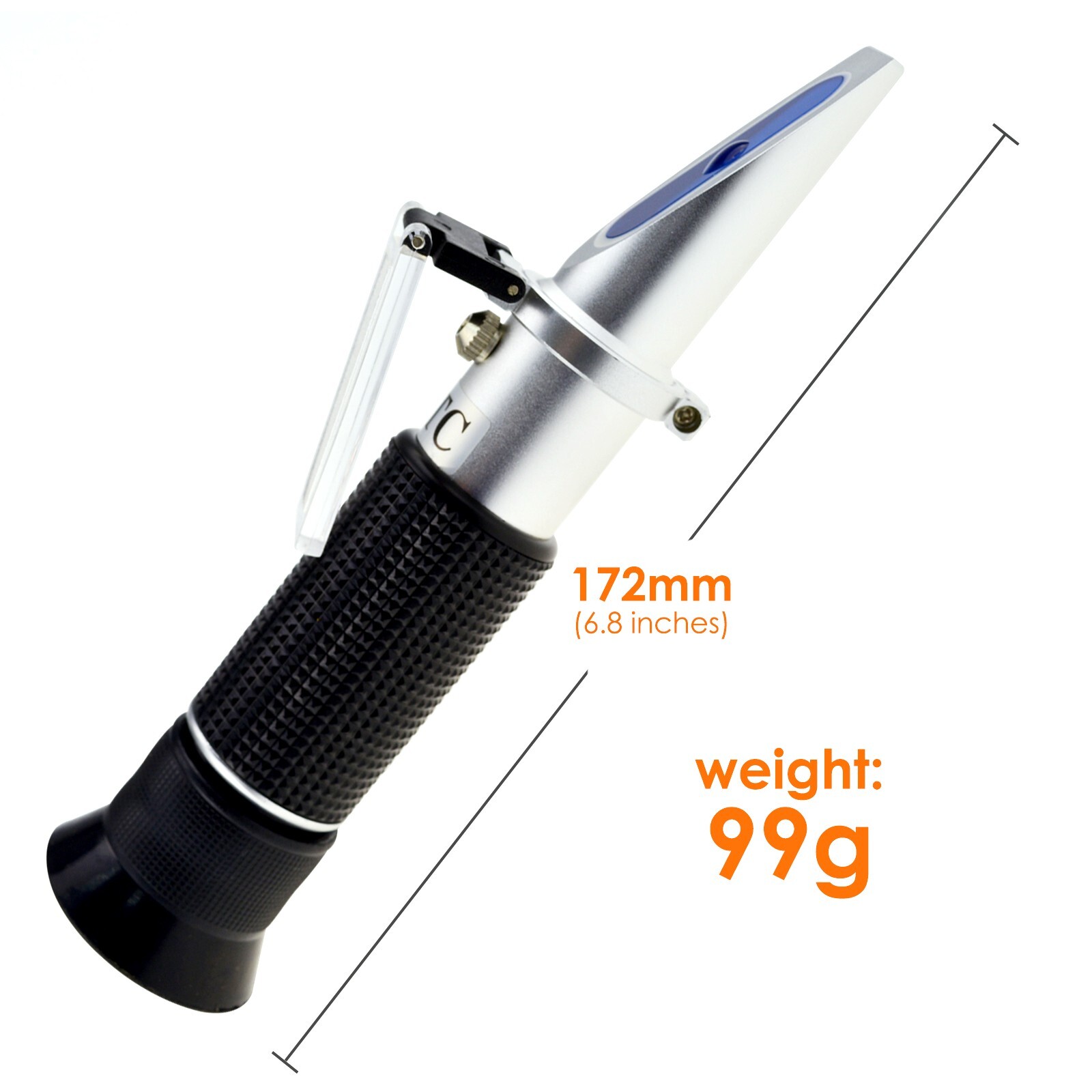 Tri Scale Clinical Refractometer Blood Serum Protein Urine SG RI ATC ...