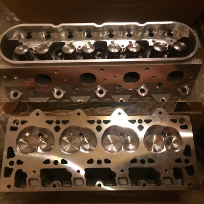 Texas Speed PRC 5.7 6.0 As-Cast 225cc Cathedral Port Cylinder Heads LS1 ...