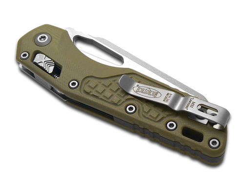 Microtech MSI Lawman 210-12FRGTODLM OD Green Frag G10 Serrated M390MK Knife | eBay