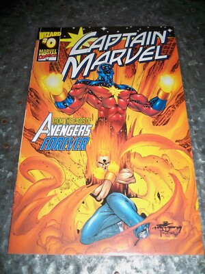 Captain Marvel #0 Wizard / Marvel Comics Bagged 1999 HIGH GRADE | eBay