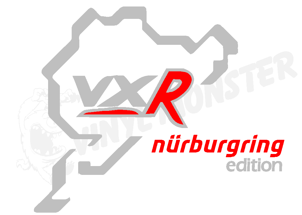 VXR Nurburgring Edition Sticker, Vauxhall Astra Vectra Insignia Vivaro ...