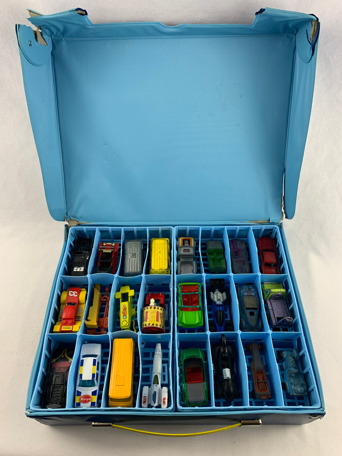 Vintage 1978 Matchbox 48 Car Carry Case w/ 29 Misc Cars Included ...