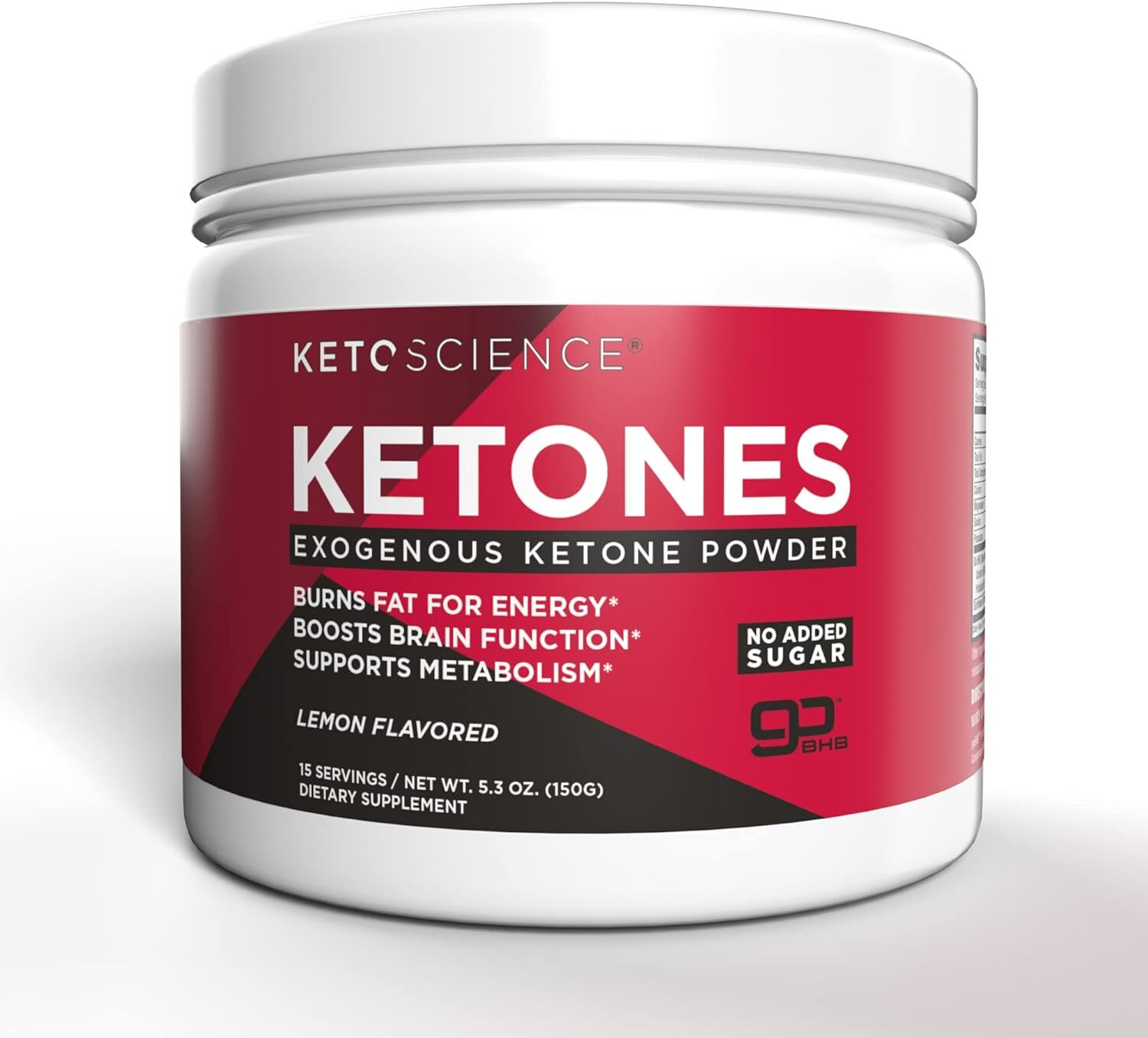Keto Science Real Ketones Lemon Flavored Dietary Supplement Powder - 5 ...