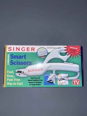 SINGER CORDLESS Smart Scissors AS SEEN ON TV - NEW | eBay