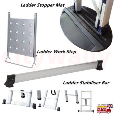 1000MM Ladder Stabiliser Bar / Stopper Mat/ Foldable Ladder Work Step ...