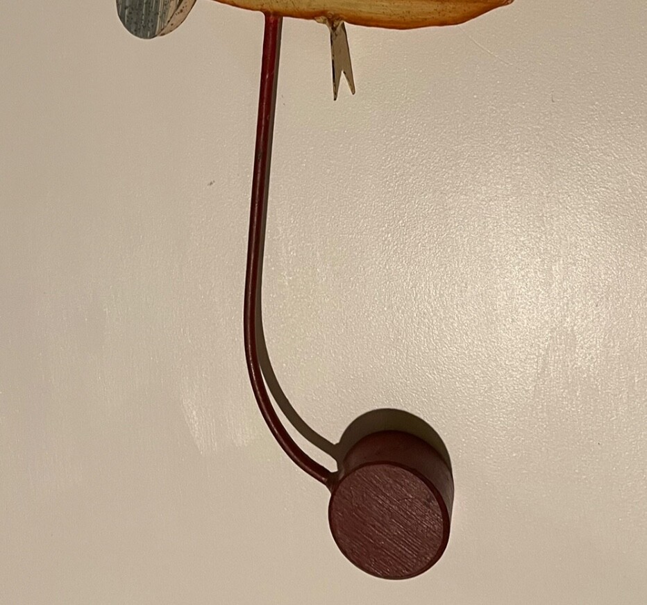 Vintage Toy Folk Art Pendulum Rocker Balance Indian Sailor in Rowboat ...