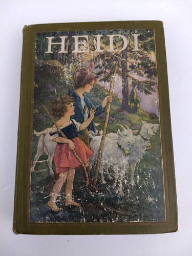 Vintage Heidi Hardcover Book by Johanna Spyri 1924 John C Winston ...