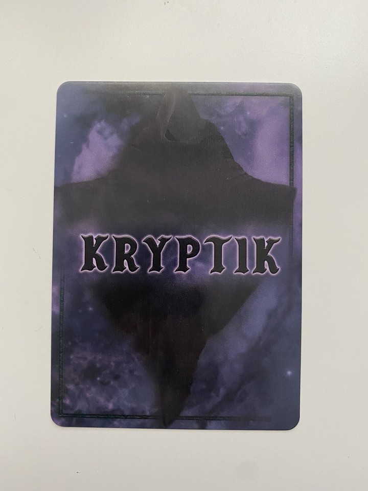 Kryptik TCG Oscar Non Holo Mystic Citizen Test Card NM 🔥 | eBay