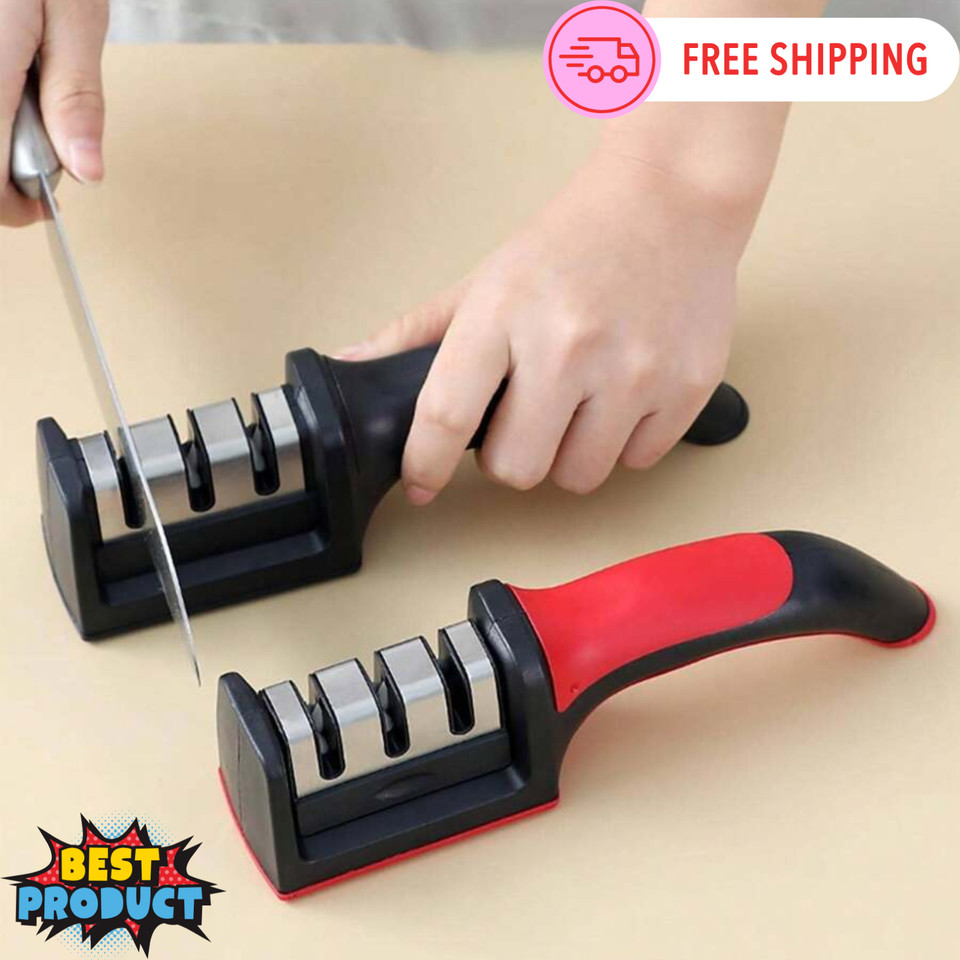 Professional Knife Sharpener 3 Stages Knife Sharpener Kitchen Blade ...