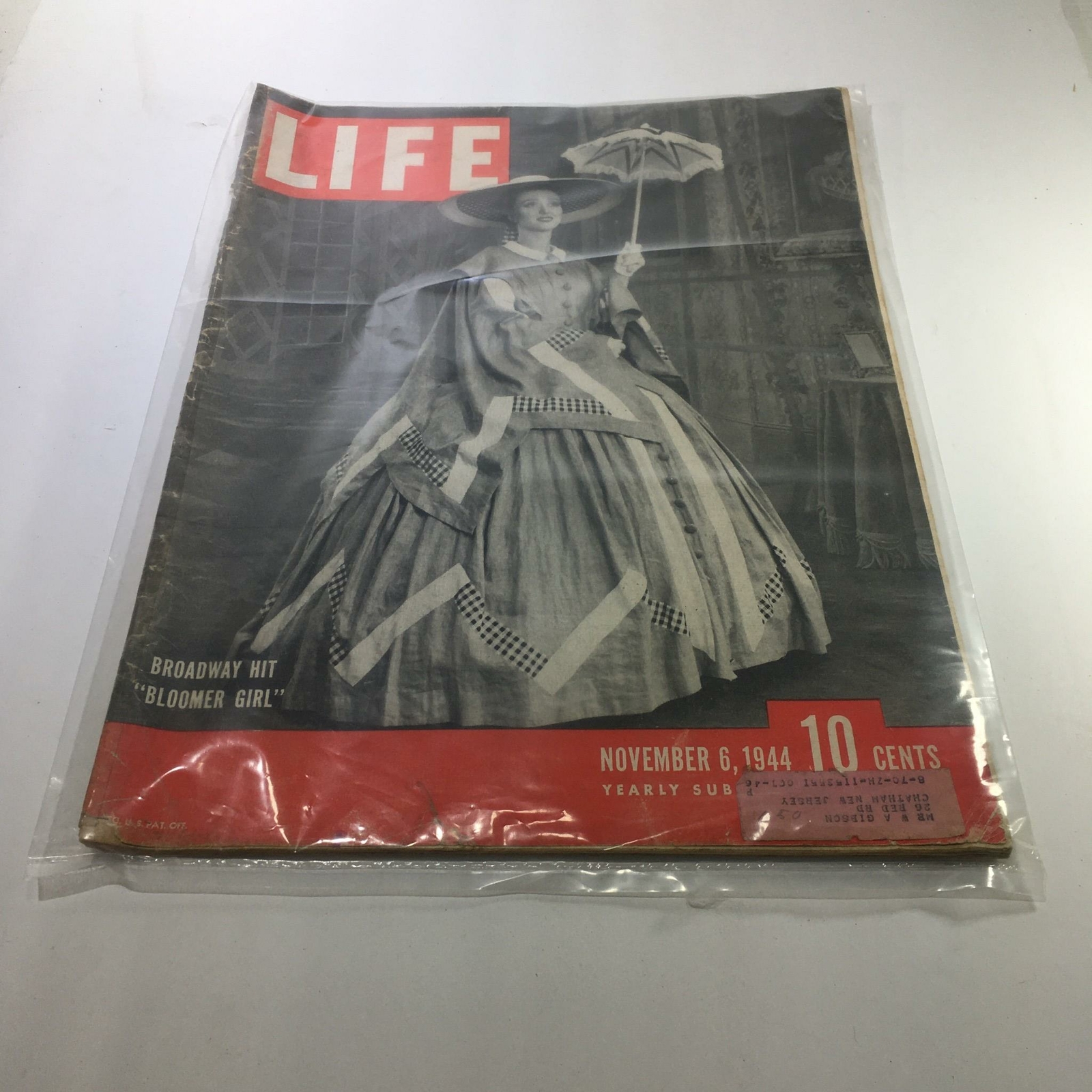 VTG Life Magazine: November 6 1944 - Broadway Hit "Bloomer Girl" | eBay