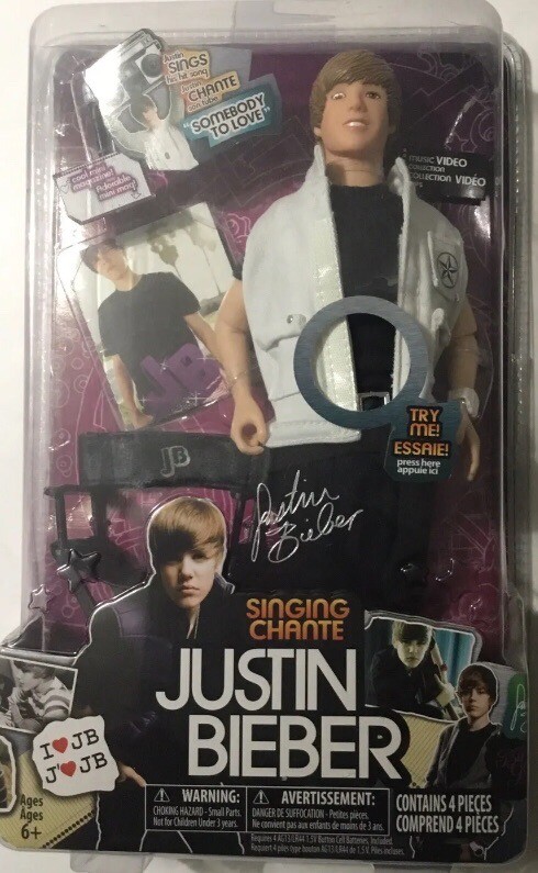 Justin Singing Figures Bravado | Toys | Two Justin Bieber Dolls