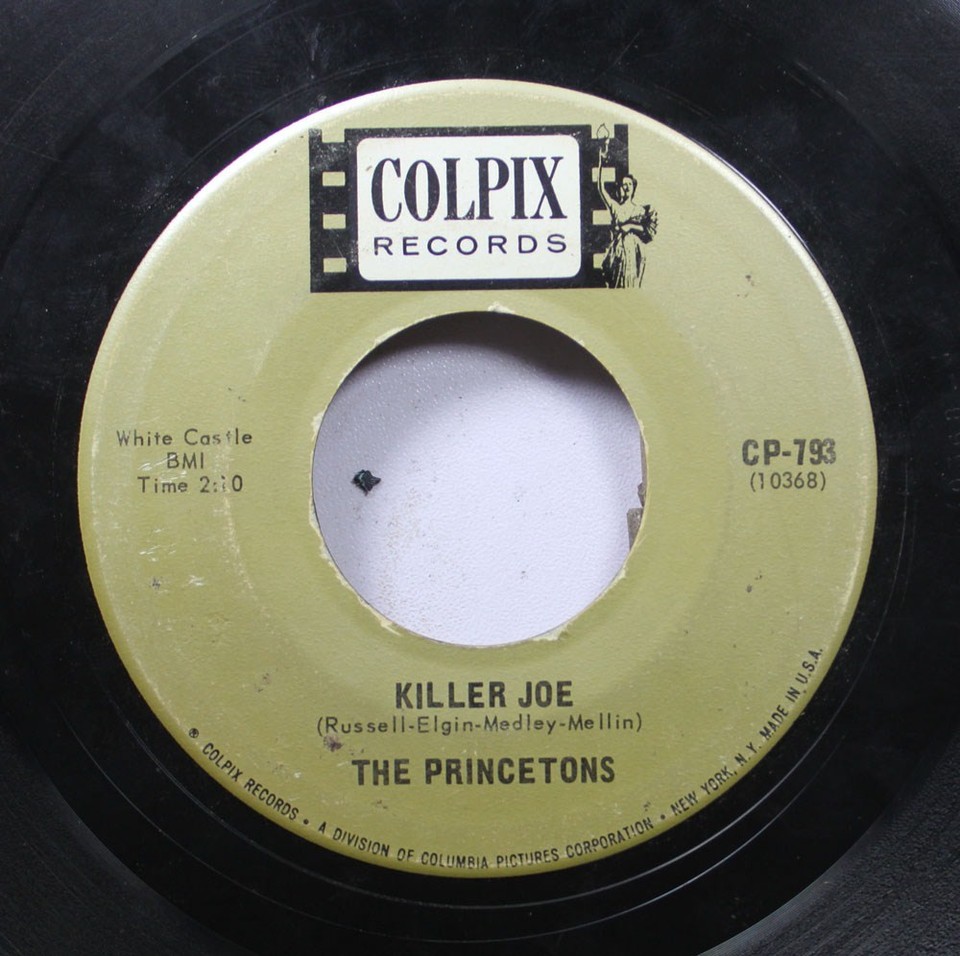 Hear! Garage 45 The Princetons - Georgianna / Killer Joe On Colpix | eBay