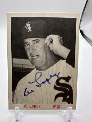 Al Lopez 1975 TCMA All Time Chicago White Sox Signed Auto Autographed ...
