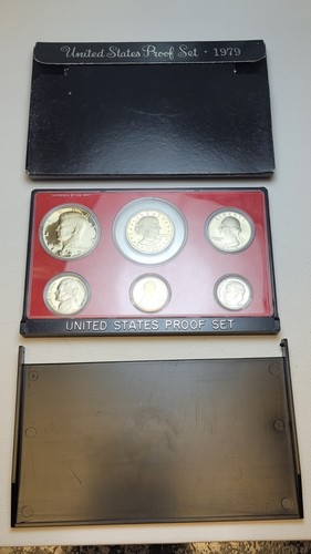 1979 US Mint Proof Set All Type 2 - broken case | eBay
