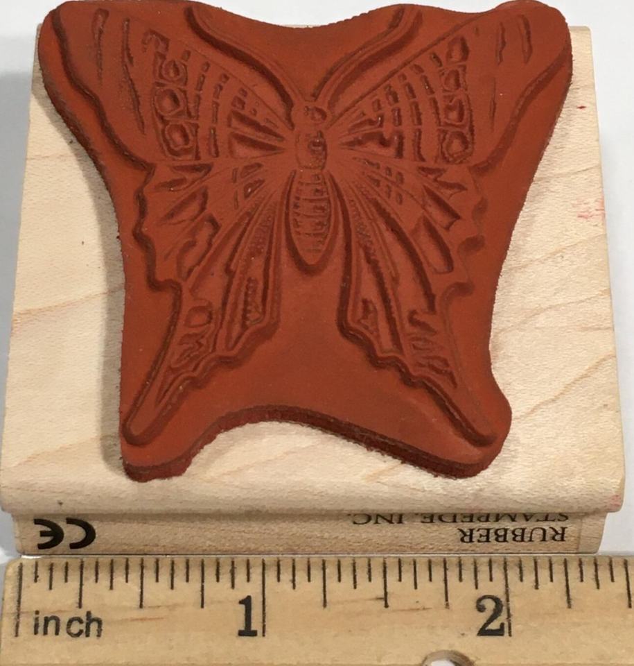 Majestic Butterfly 311E Cynthia Hart Rubber Stampede Stamp BUGS INSECTS ...