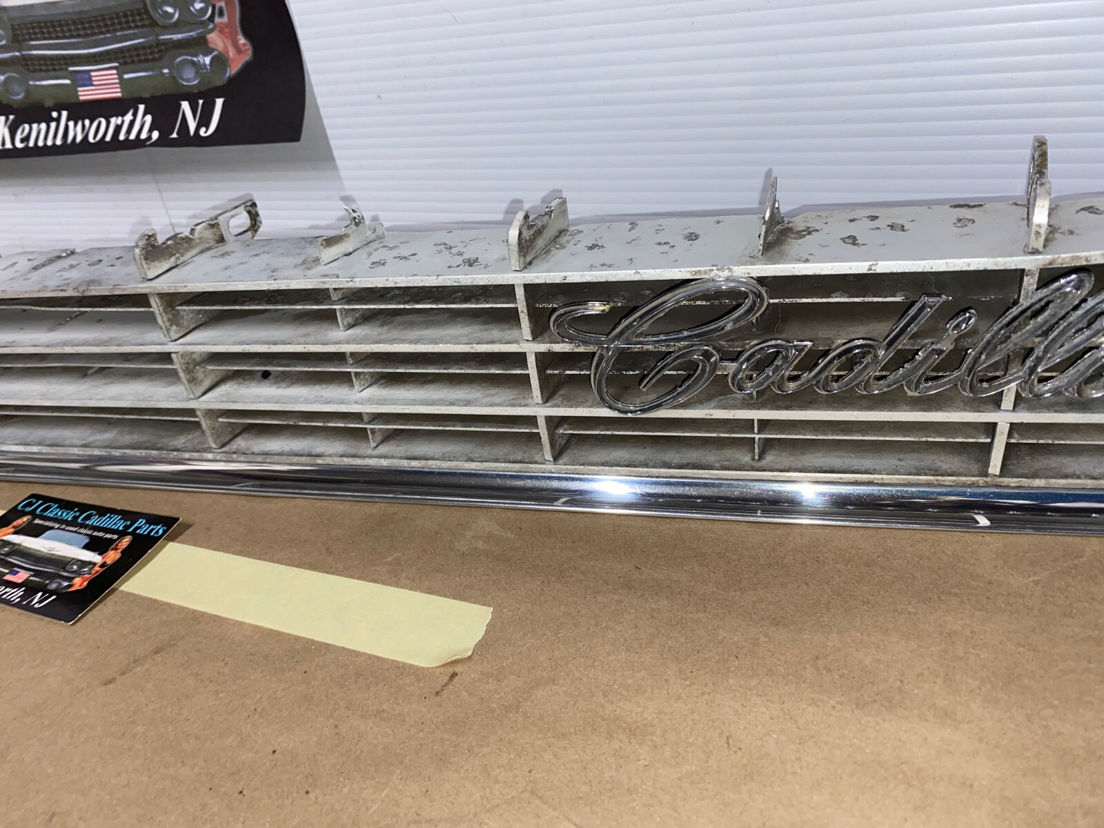 OEM 63 Cadillac Deville FRONT LOWER GRILL WITH SCRIPT EMBLEM | eBay