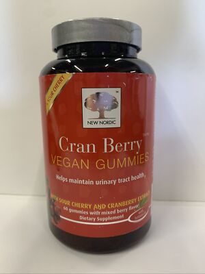 Cran Berry Vegan Gummies, Mixed Berry, 60 Gummies New Nordic Free ...