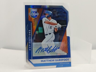 MATTHEW BAREFOOT 2021 ELITE EXTRA EDITION /79 AUTO BLUE ! | eBay