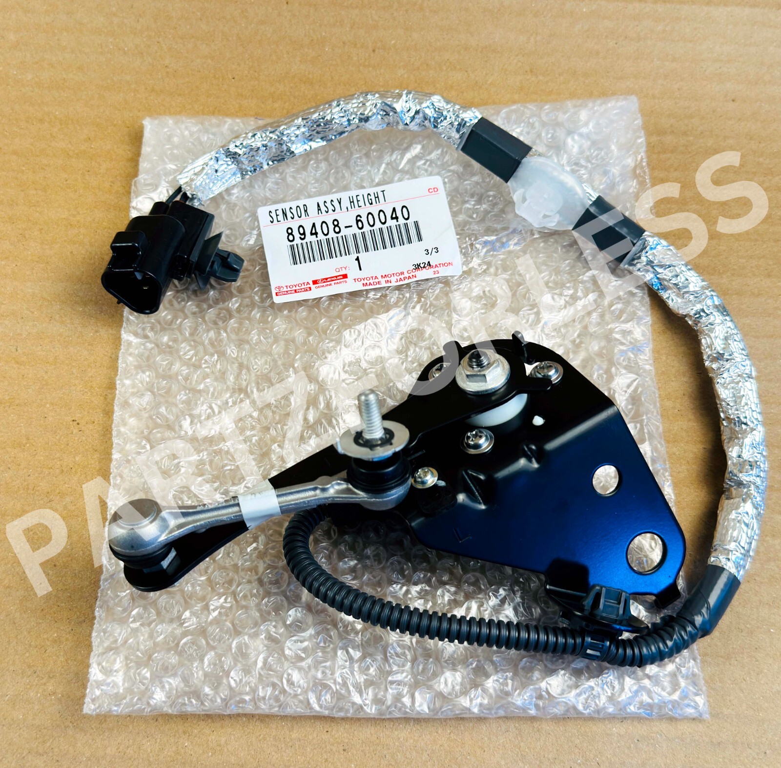 89408-60040 TOYOTA GENUINE SENSOR SUB-ASSY, HEIGHT CONTROL, REAR LH ...
