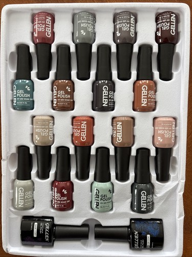 Gellen Gel Nail Polish Set Kit & SUNUV LED Nail Lamp with 3 Timer ...