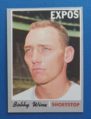 1970 Topps Baseball #332 Bobby Wine - Montreal Expos (B) - EX | eBay