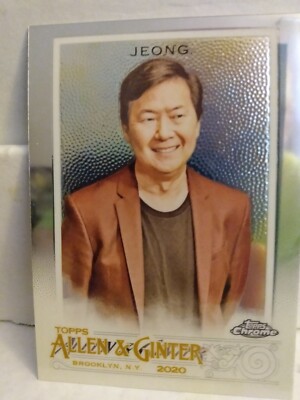 2020 Topps Allen & Ginter Chrome #167 Ken Jeong Detroit Michigan ...