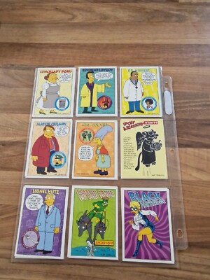 The Simpsons Trading Cards Skybox Base Set Les Simpson Cartes 1994 - 9 ...