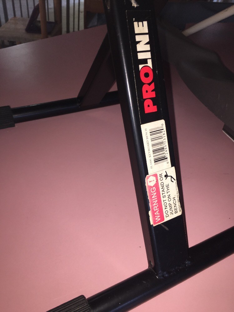 proline pl100 keyboard bench-RARE-SHIPS N 24 HOURS | eBay