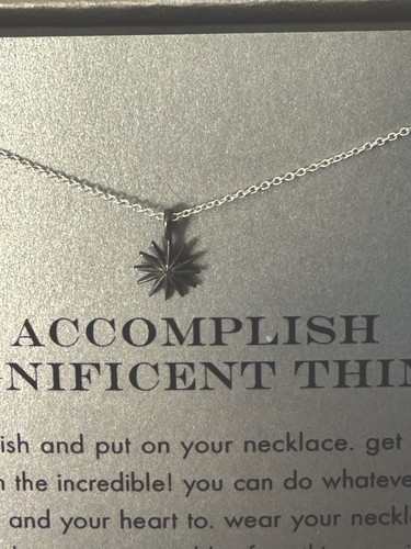 DOGEARED STERLING SILVER RECYCLED CHARM NECKLACE HANDMADE USA NIB | eBay