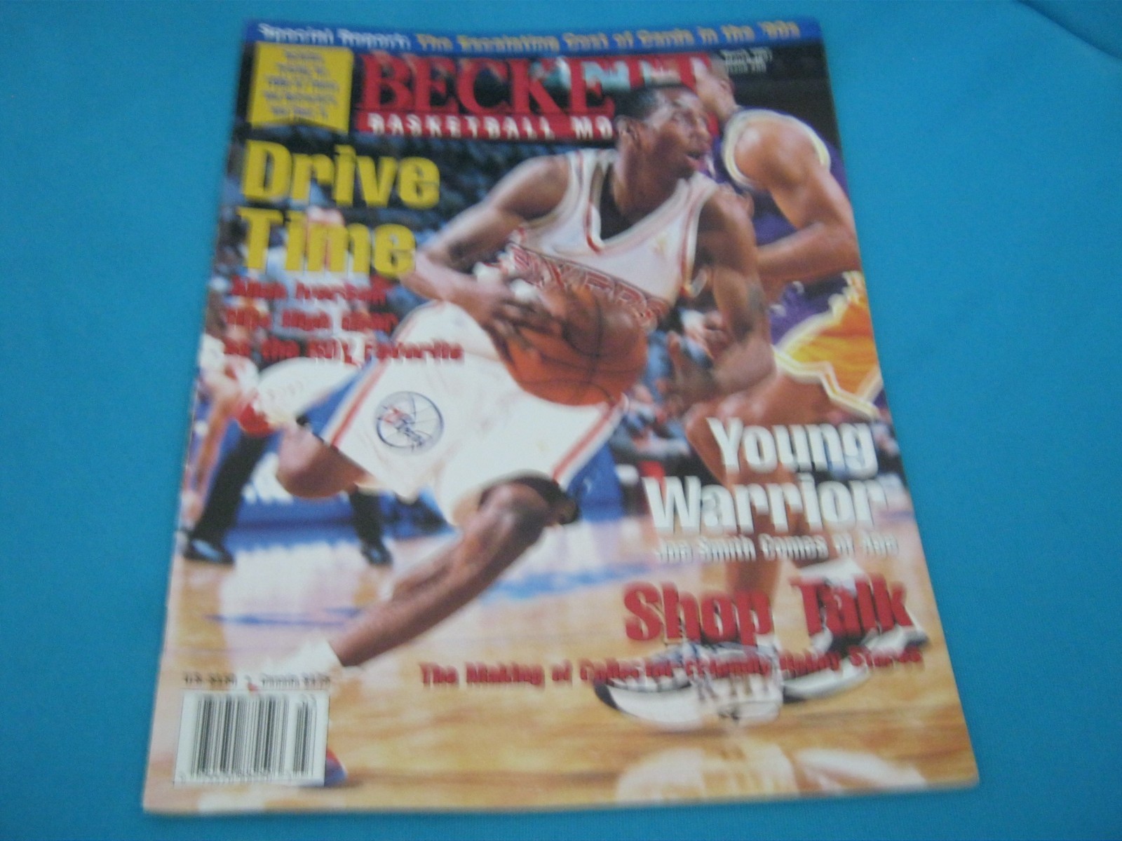 BASKETBALL BECKETT MONTHLY MARCH 1997 ISSUE #80 ALLEN IVERSON / JOE ...