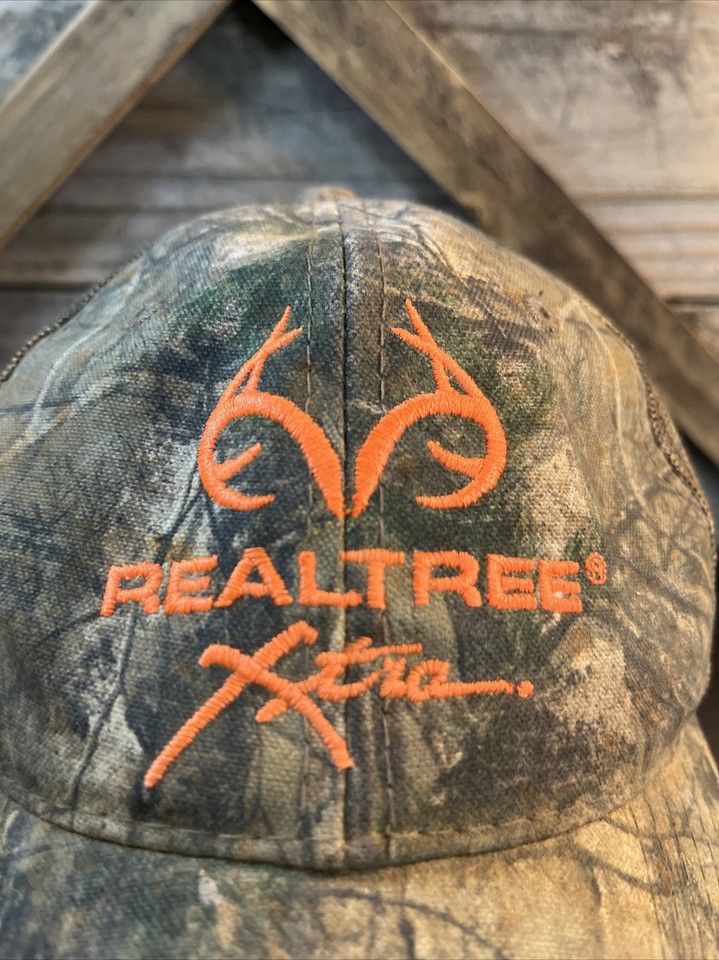 Real Tree Extra Green Hat Camo Adjustable Hat Trucker Hat Mesh Back | eBay