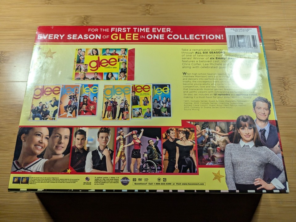 Glee The Complete Series Seasons 1-6 34 DVD Set 121 Episodes + Extras ...