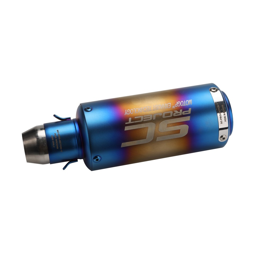 SC Slip-on 2" 51mm Universal Motorcycle Muffler Exhaust Pipes Tail Pipe ...